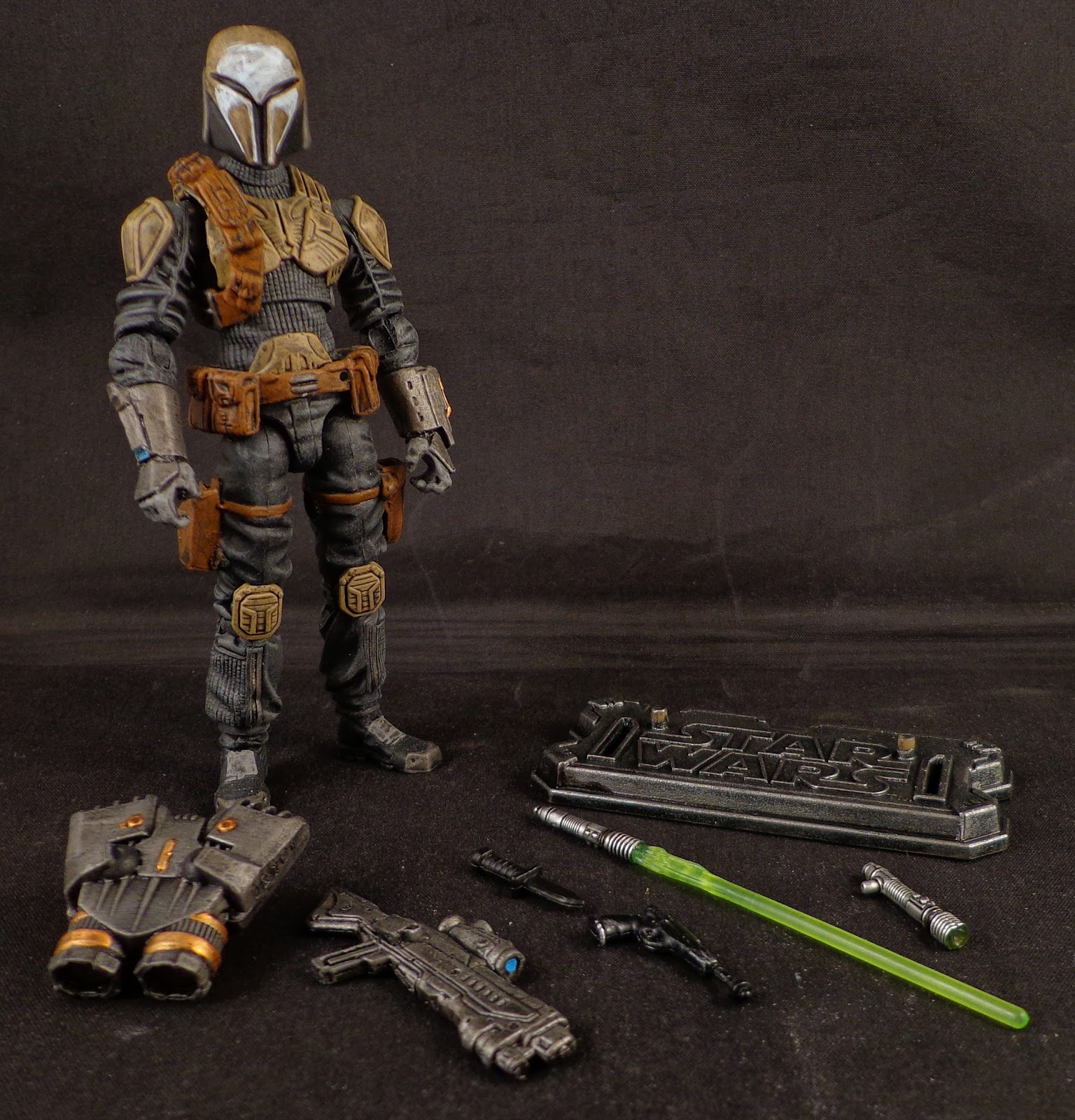 Stronox Custom Figures: Mandalorian Jedi Hunter