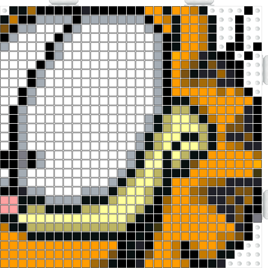 MeGustaHAMABEADS.com: PlantillasHamaBeads Garfield Parte 1