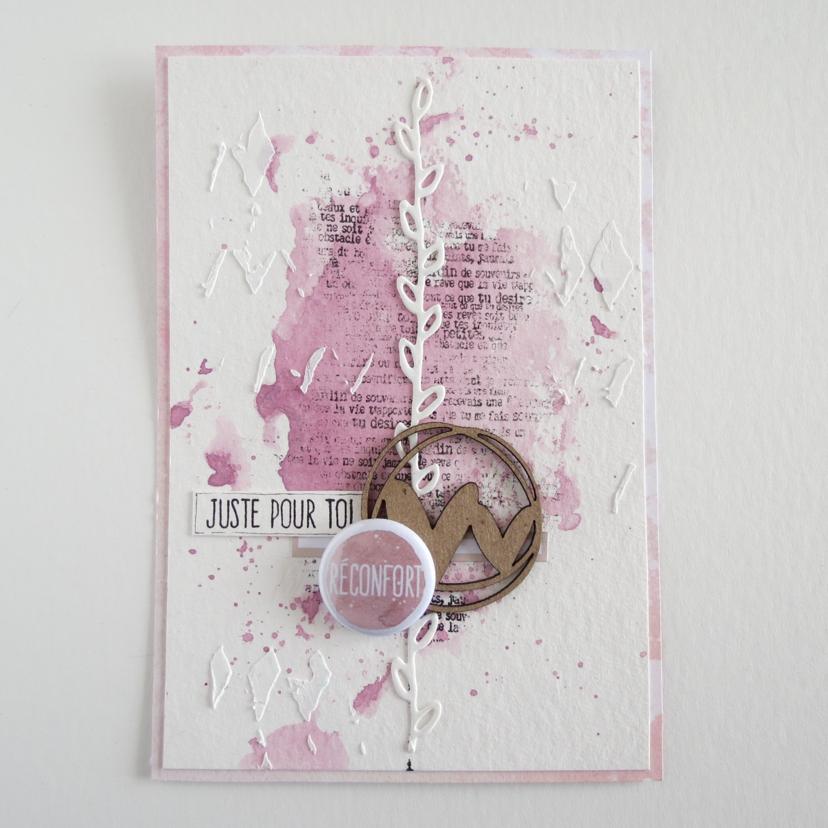 Les créations scrap d'Edwige Verrière: Des cartes... roses!