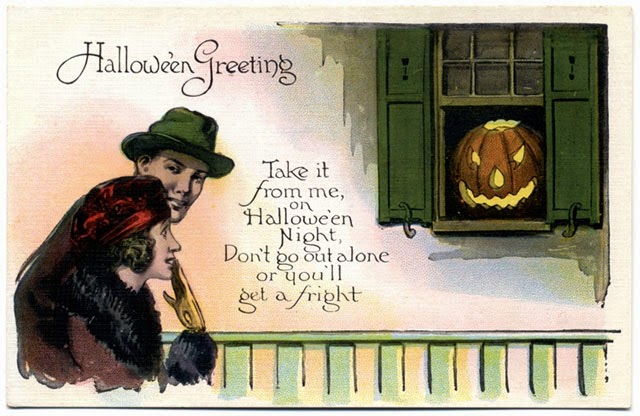 A Collection of 25 Strange and Creepy Vintage Halloween Postcards ...