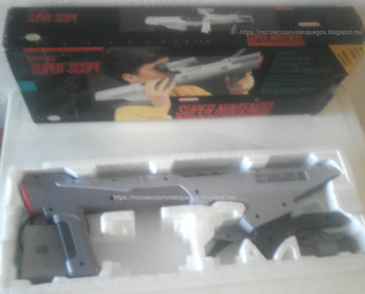 Mi Colección de Videojuegos.: Nintendo Super Scope (SNES)
