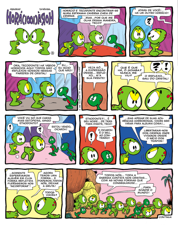 Blog do XANDRO: HQs : Horácio N°312 - Mauricio de Sousa!