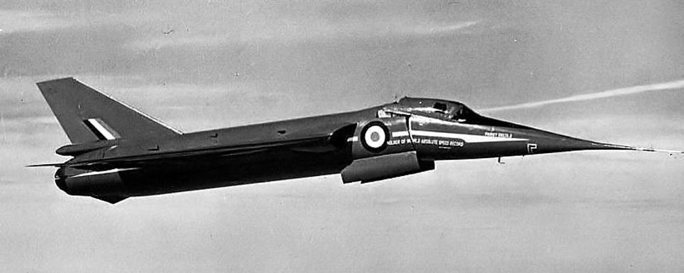 FDRA - Fuerza Aérea: Avión experimental: Fairey Delta 2