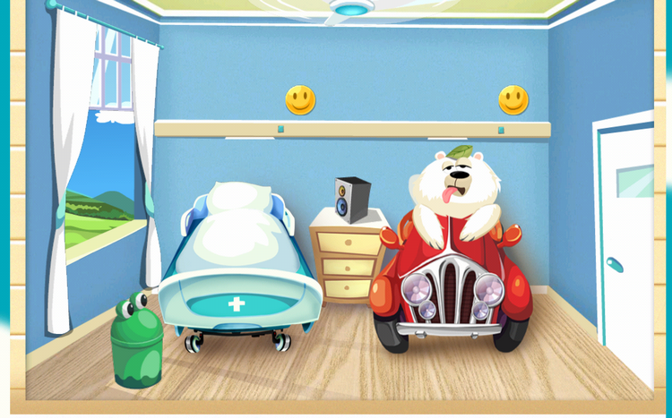 Coding: Dr. Panda's Hospital - Take care of animal patient