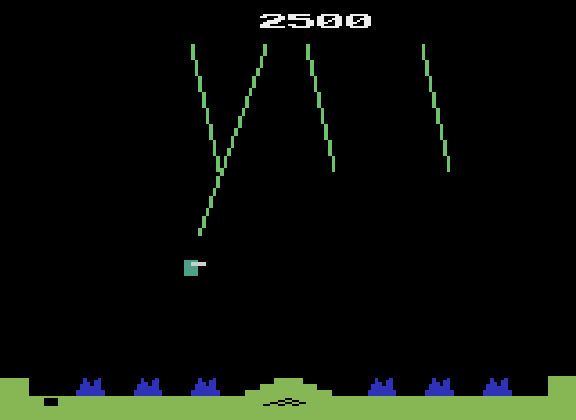 8-Bit City: Atari Missile Command Screenshots