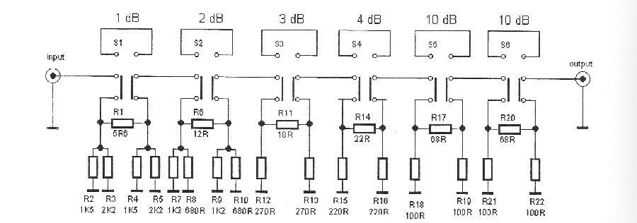 Ron's Radio Corner : Adjustable attenuator