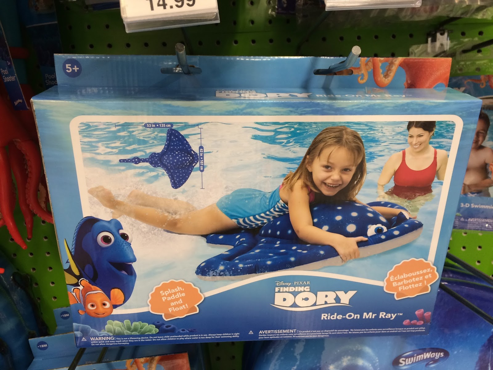 Dan the Pixar Fan: Events: Finding Dory Merch Release (Swim Gear, Water ...