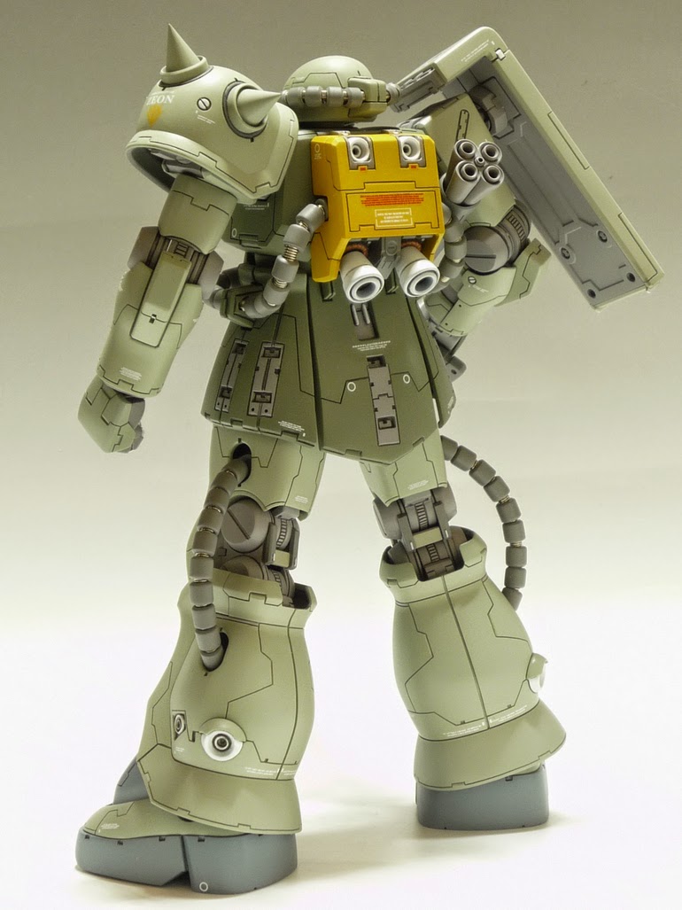 Custom Build: HGUC 1/144 Zaku II F2 [Detailed]