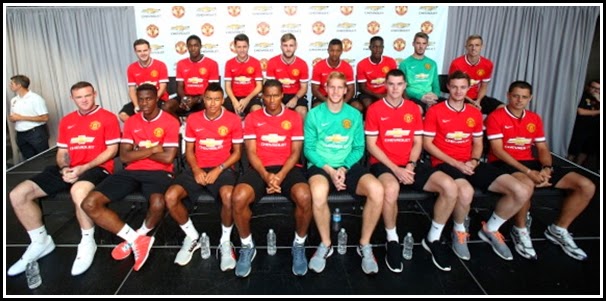 Jersey Manchester United Home Couple 2014 - 2015 | Big Match Jersey ...