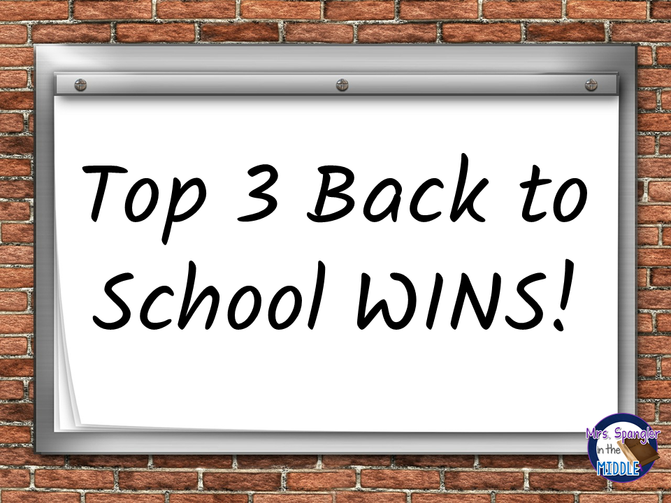 Middle School Mob: Top 3 Back to School Wins!
