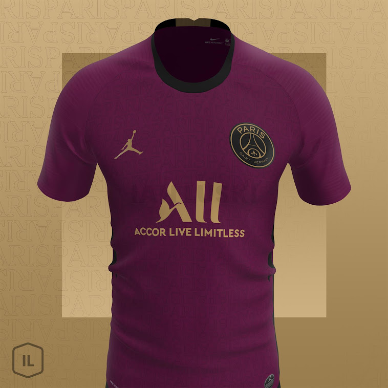 Jordan PSG 20-21 Concept Third Kit Revealed - Footy Headlines
