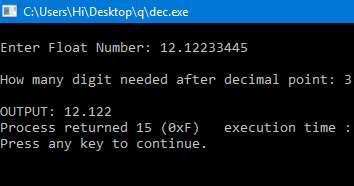 How many digits after decimal point can be determined?