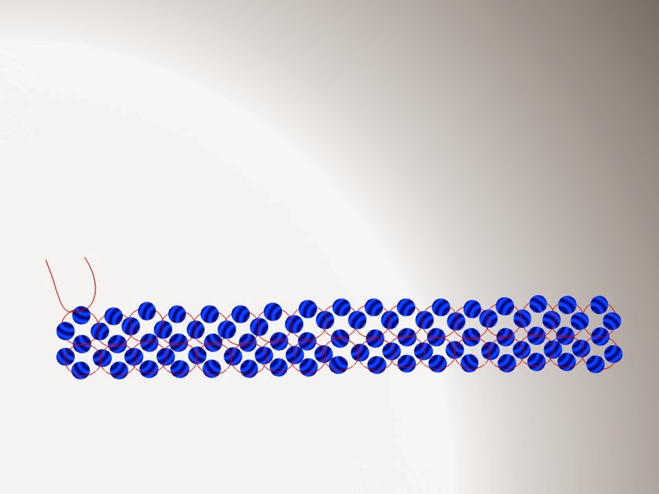 Beadination: Two Needles Right Angle Weave tutorial (Bead matting)