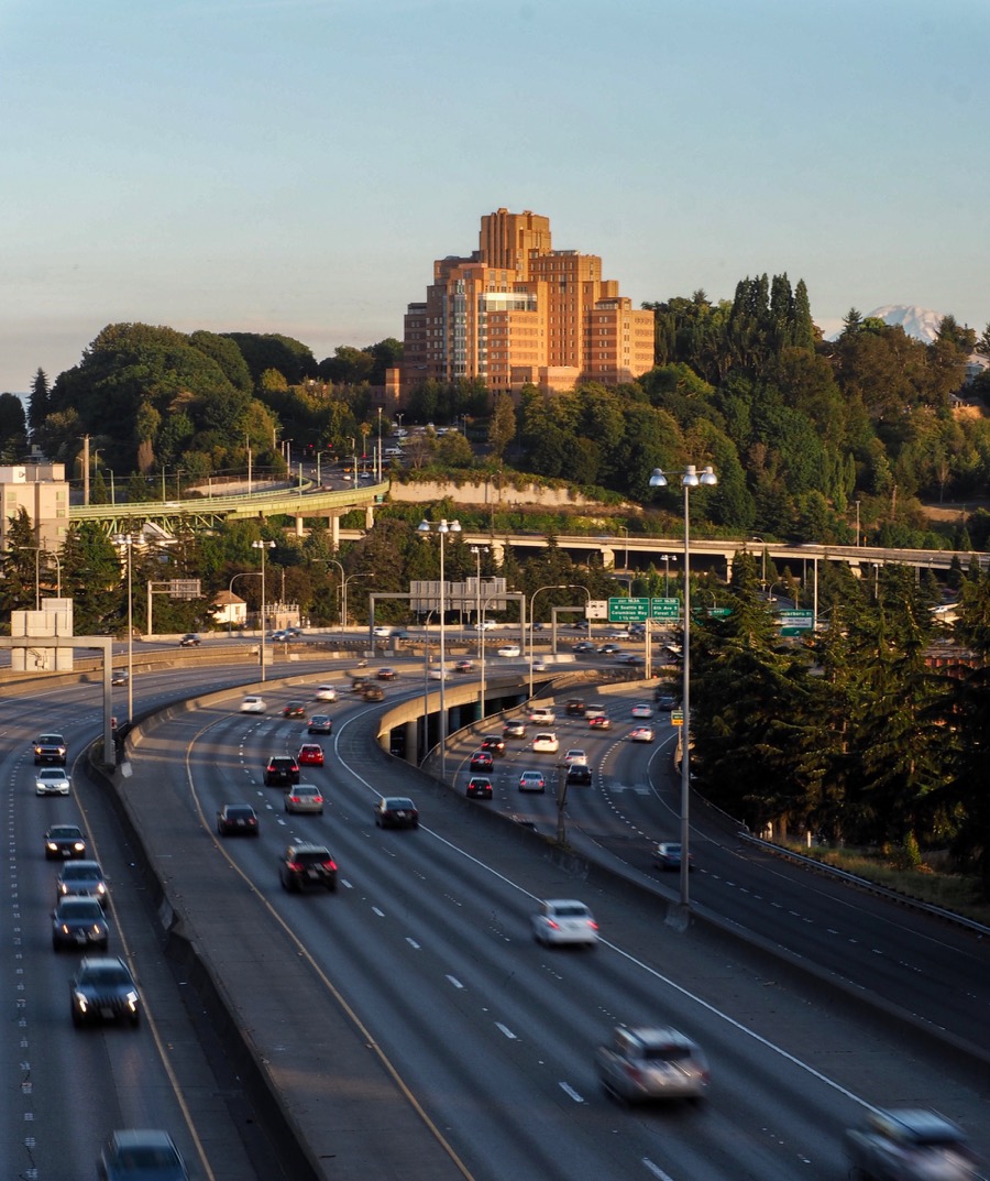 USA: Pacific Tower, an Art Deco Landmark in Seattle.