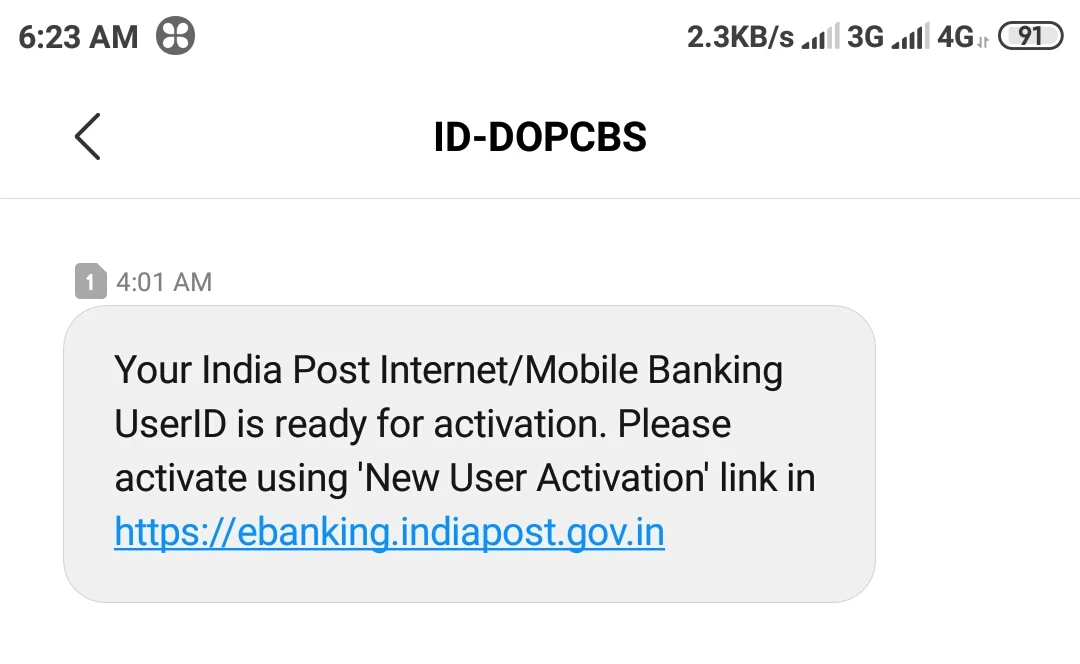 Step by Step procedure to active Internet Banking in DOP