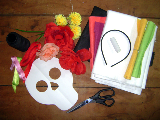 Cómo hacer una máscara de calavera de día de muertos ~ lodijoella