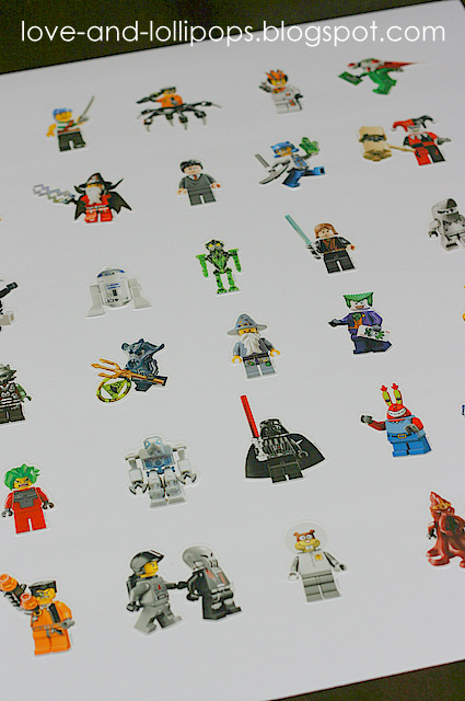 Love and Lollipops: Make a Lego poster