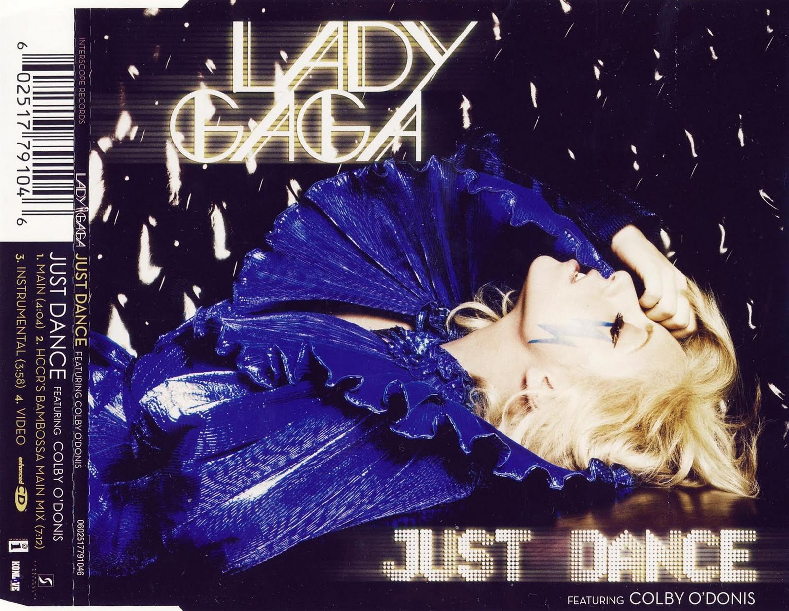 Single : Lady Gaga feat. Colby O'Donis - Just Dance - Encartes Pop