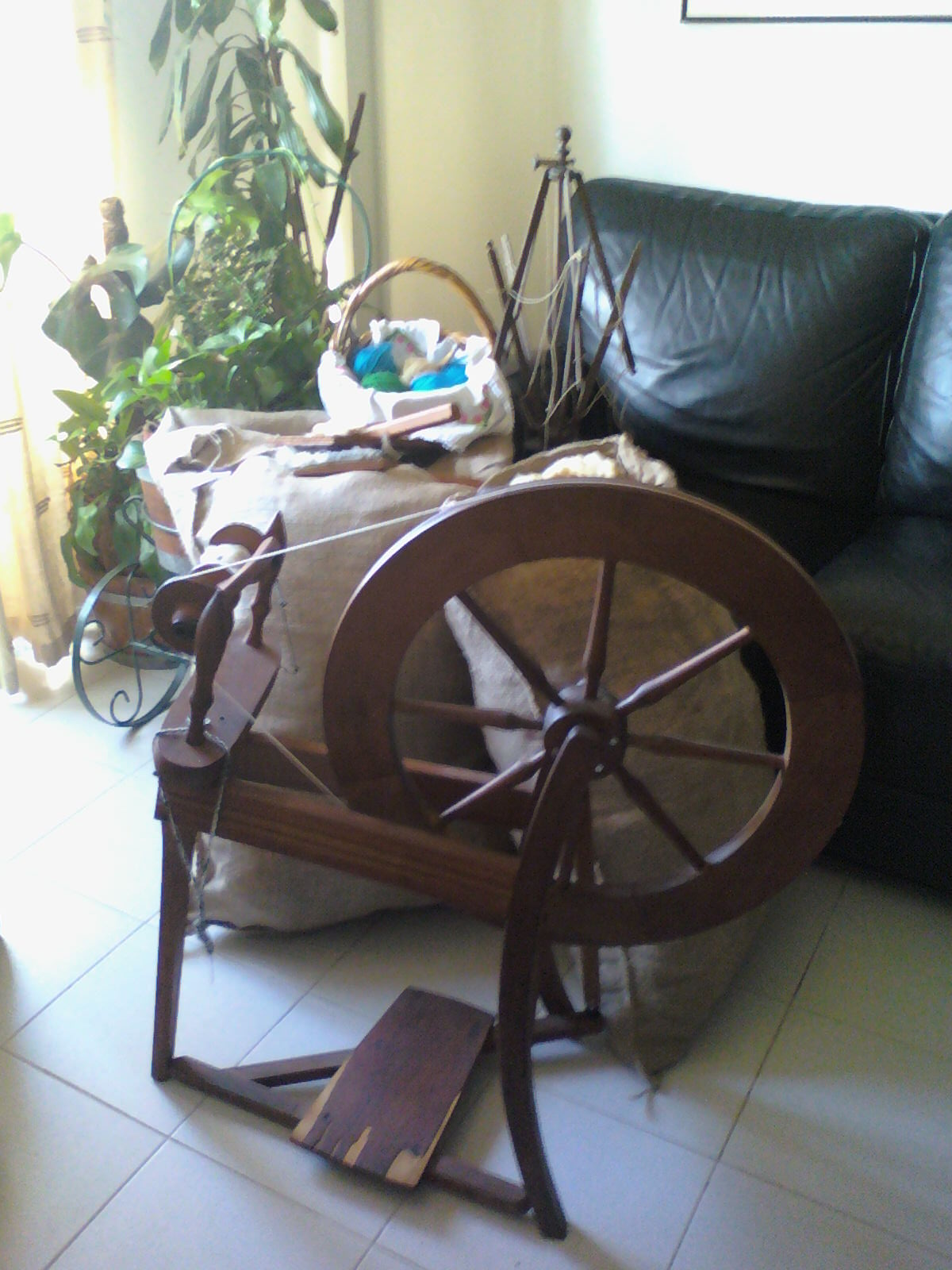 Campo da Cancela: Roda de fiar