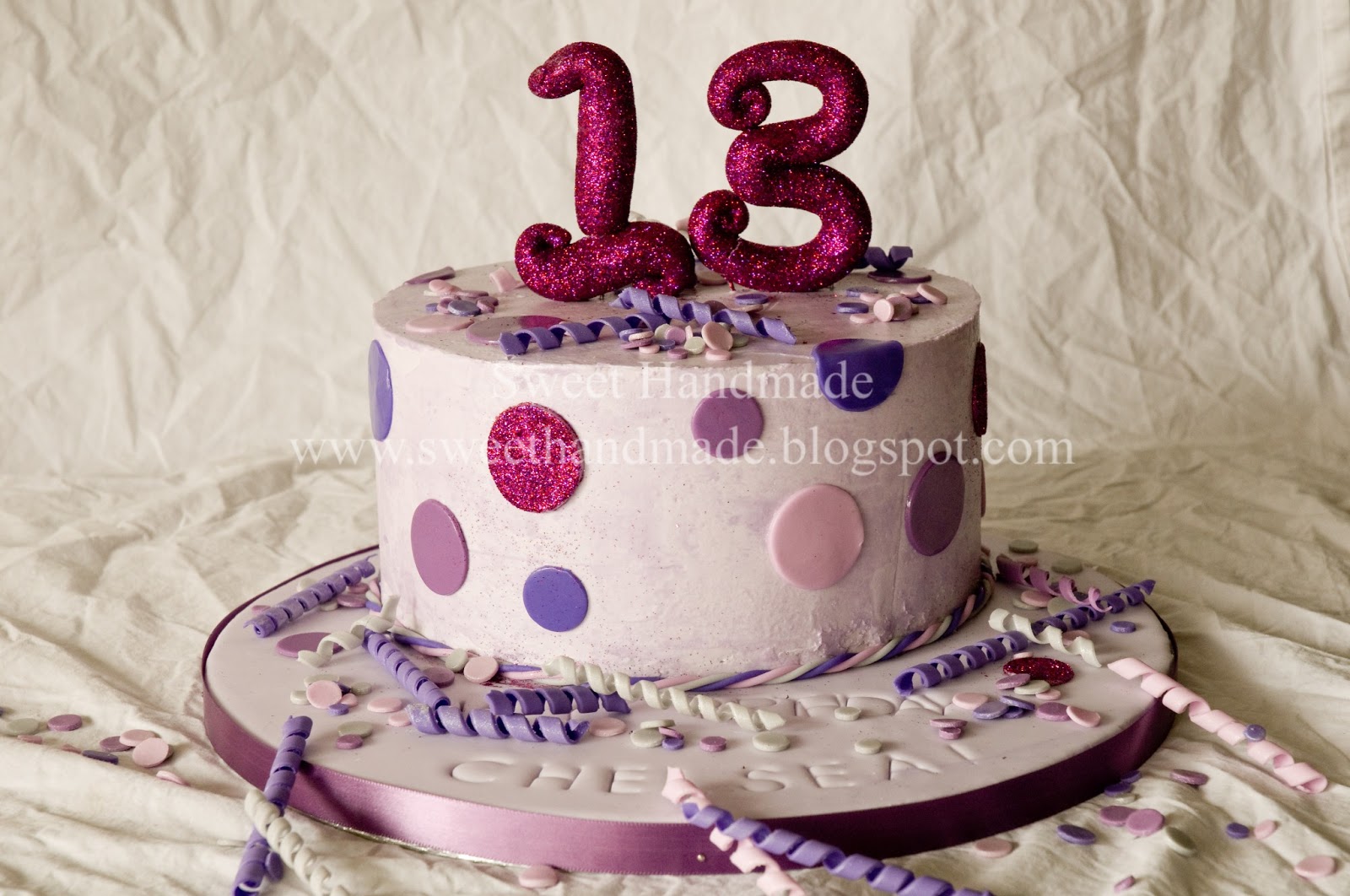 Sweet Handmade Cookies: 13th Birthday Cake
