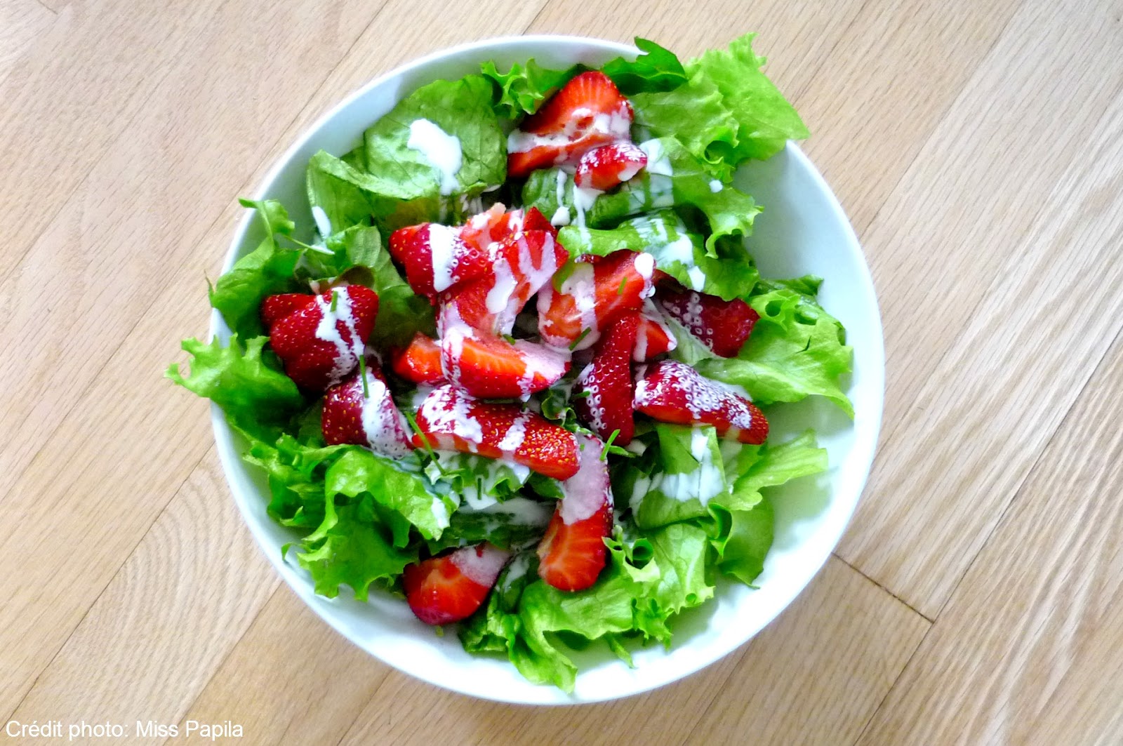 Miss Papila: La fraise du Québec et sa salade...