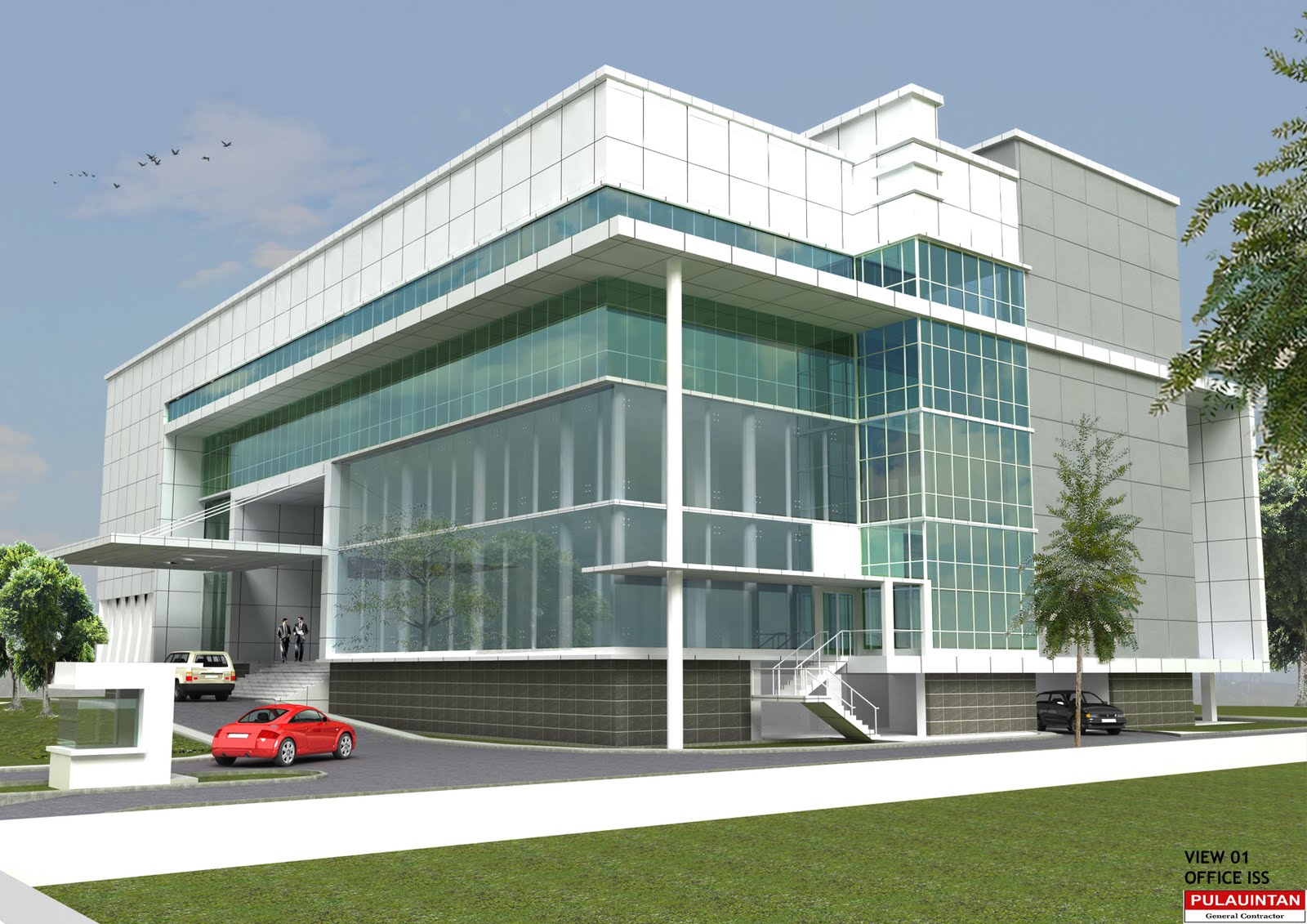 Architecture studio Design Consultant: Graha Iss , Office building ...