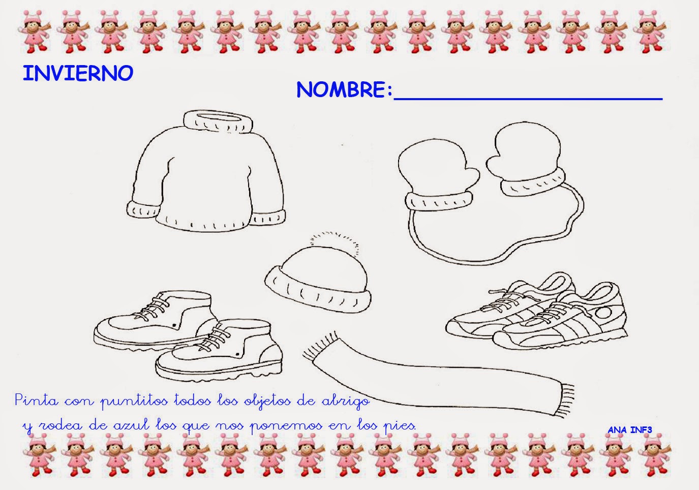 INFANTILES DE ANA V.: INVIERNO