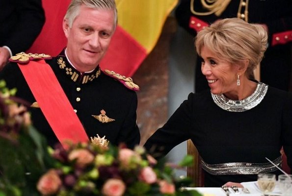 Dinner - State visit of President Emmanuel Macron to Belgium