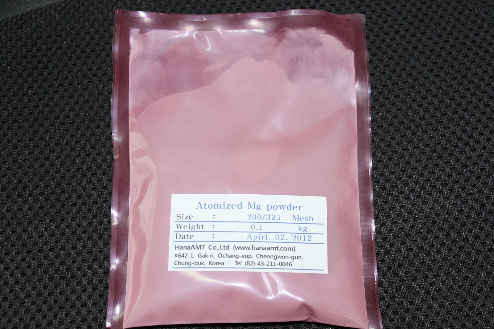 Atomized Magnesium Powder by HanaAMT: Mg Powder for Mil-P-14067B 200 ...
