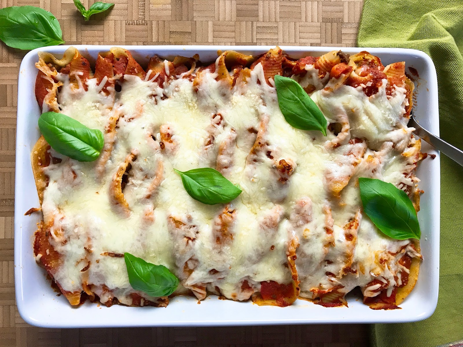 Meaty Stuffed Shells (with Carrots!)