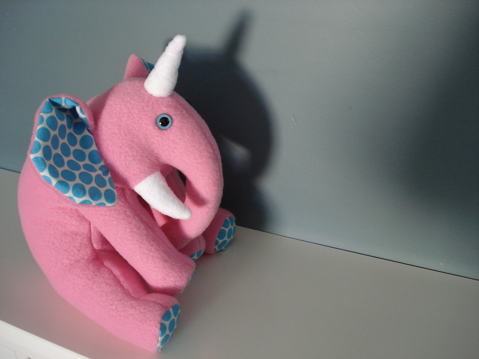 Fleece Menagerie: Elecorn/ Uniphant ?? in pink (SOLD)