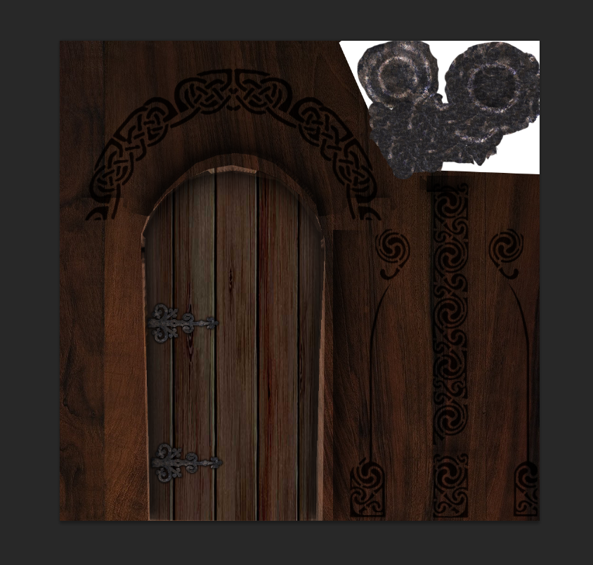 Elliott Pritchett Game Texture : Door GAME TEXTURE DEVELOPMENT