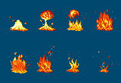 Sprite Fx: Sprites Explosions 2