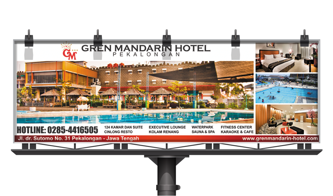 Design Billbord Gren Mandarin Hotel - Lock In Design