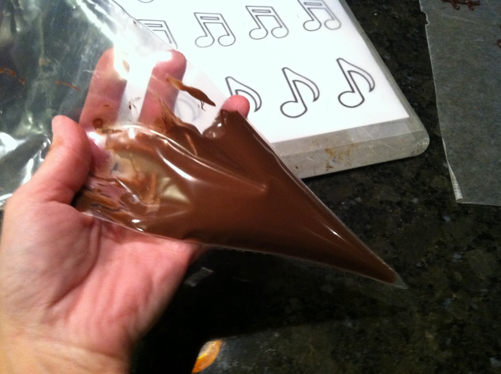 The Iced Queen: Chocolate Music Notes