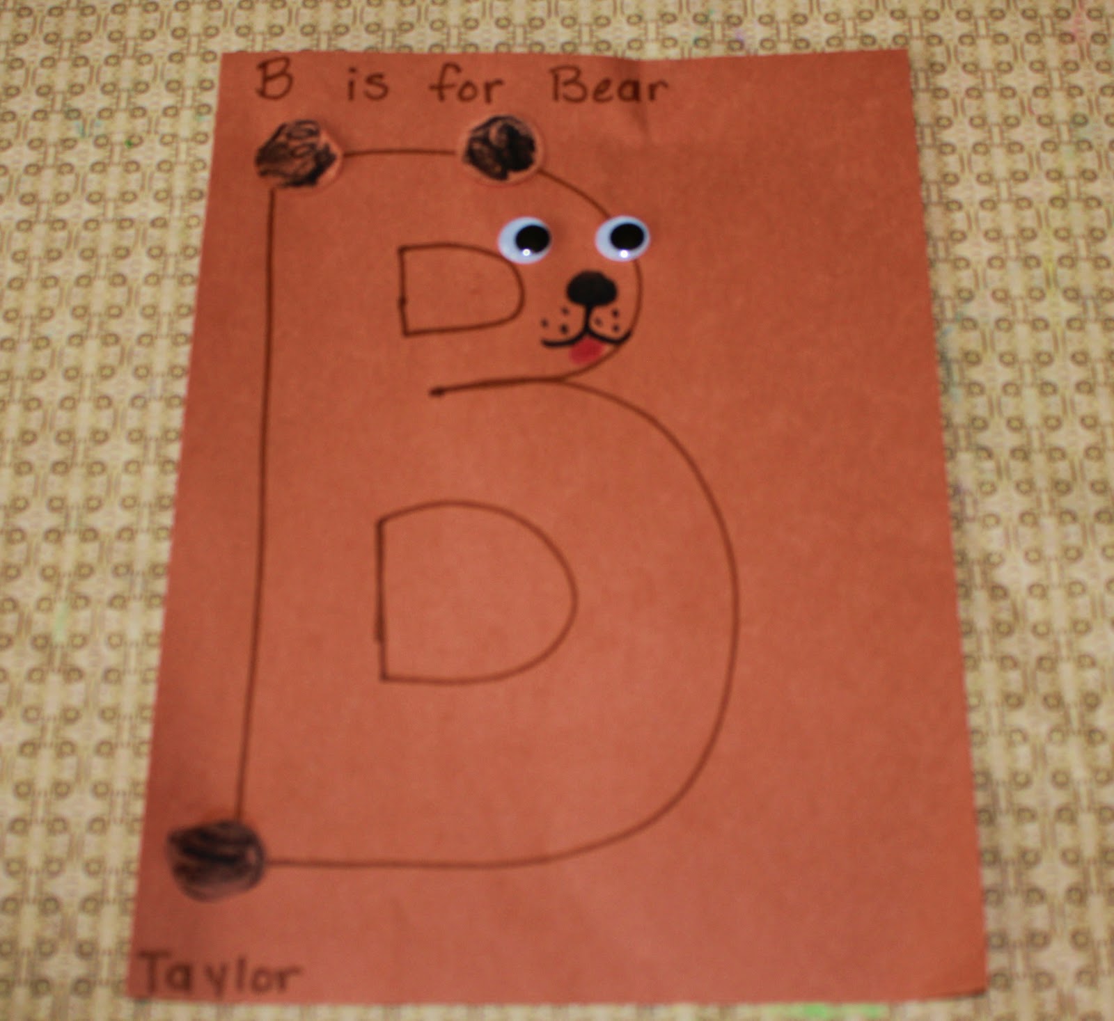 La-La's Home Daycare: Letter Bb Week | Brown Bear, Brown Bear What Do ...