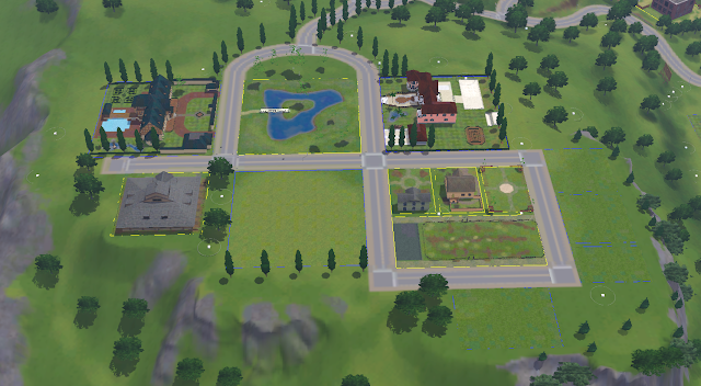 AznSensei's Sims 3 Store Blog: Summer Hill Court Area Finished!