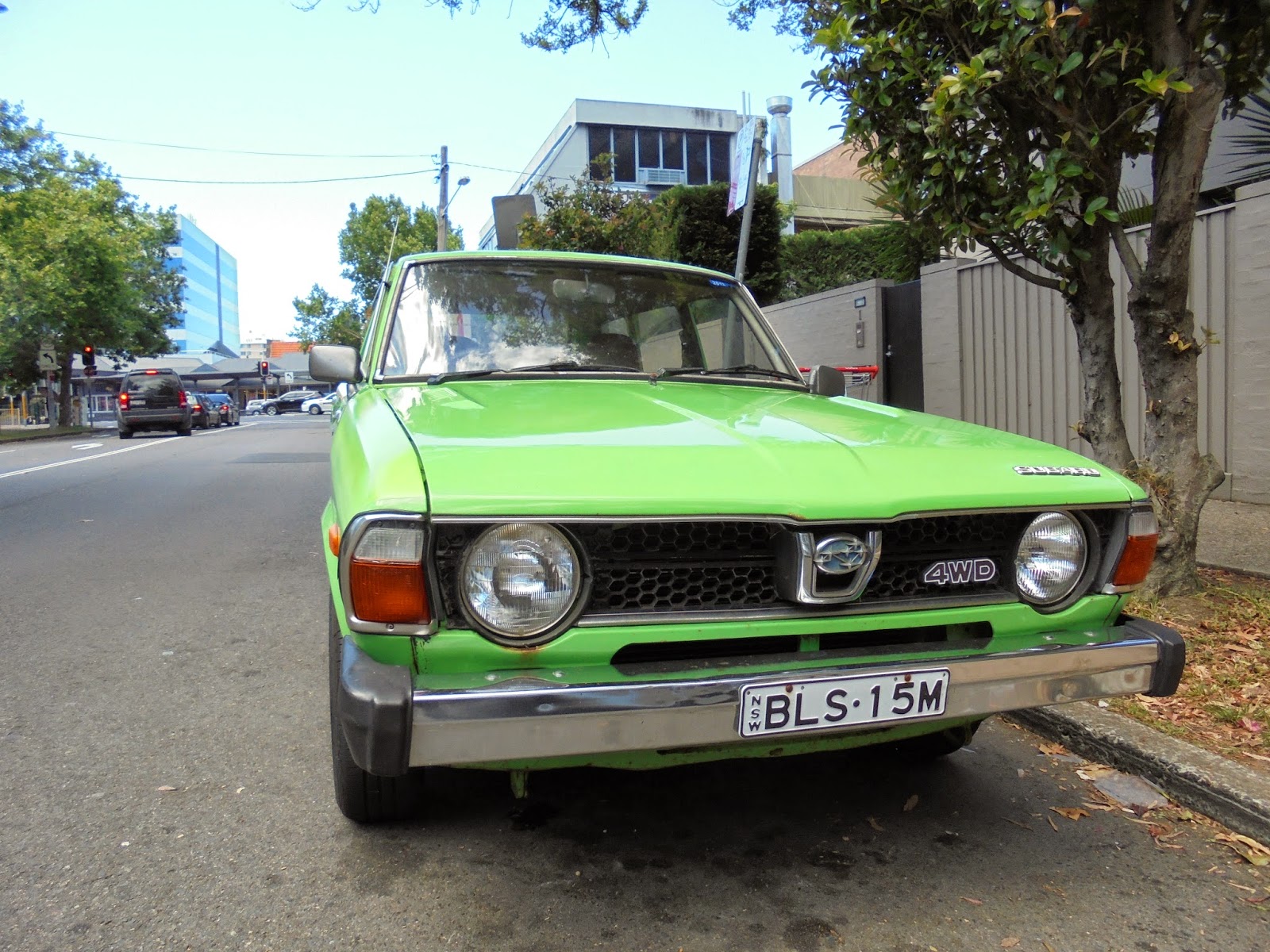Aussie Old Parked Cars: 1979 Subaru 1600 4WD Wagon