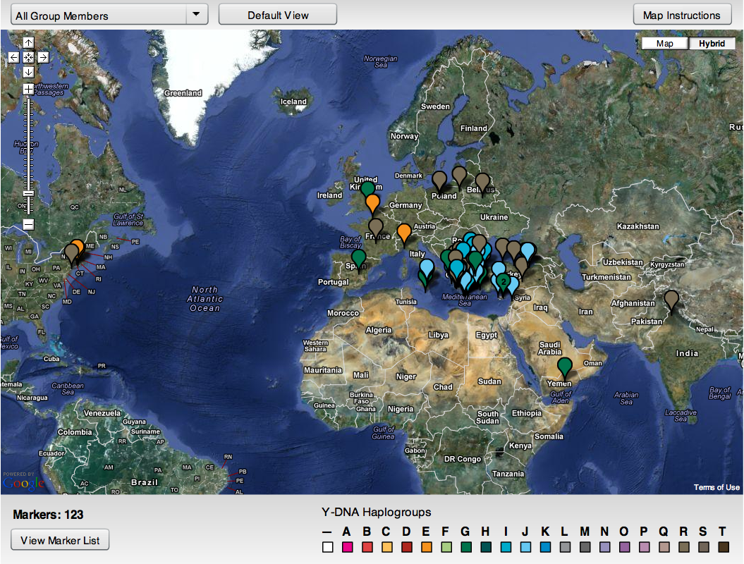 GREEK DNA Project (Family Tree DNA)