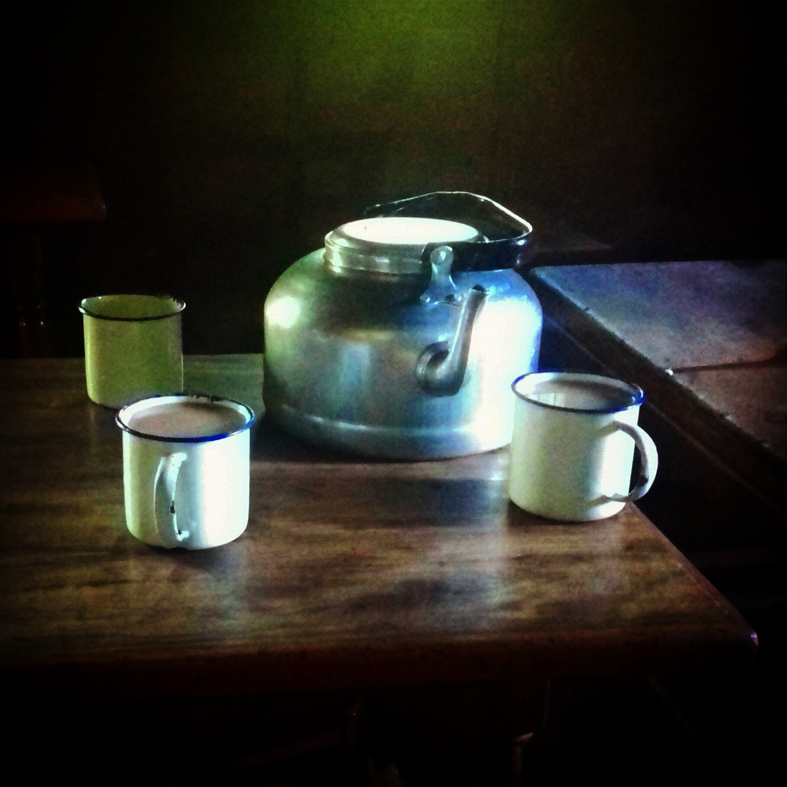 METAL CUPS AND SWEET TEA