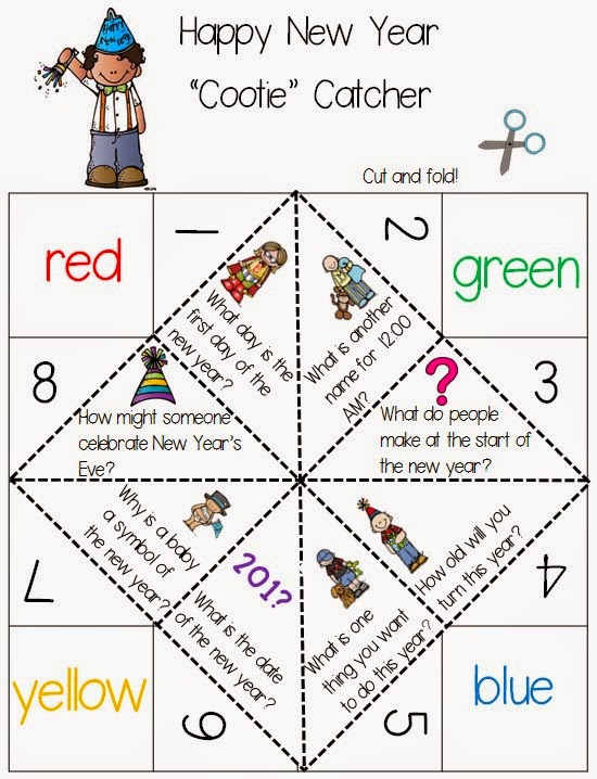 1st Grade Hip Hip Hooray!: Happy New Year...Freebie