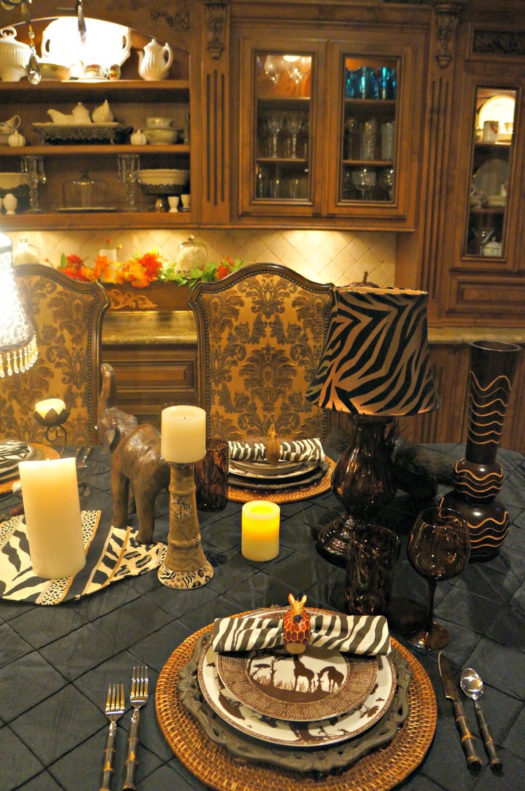 Wild Animals Tablescape | Life and Linda