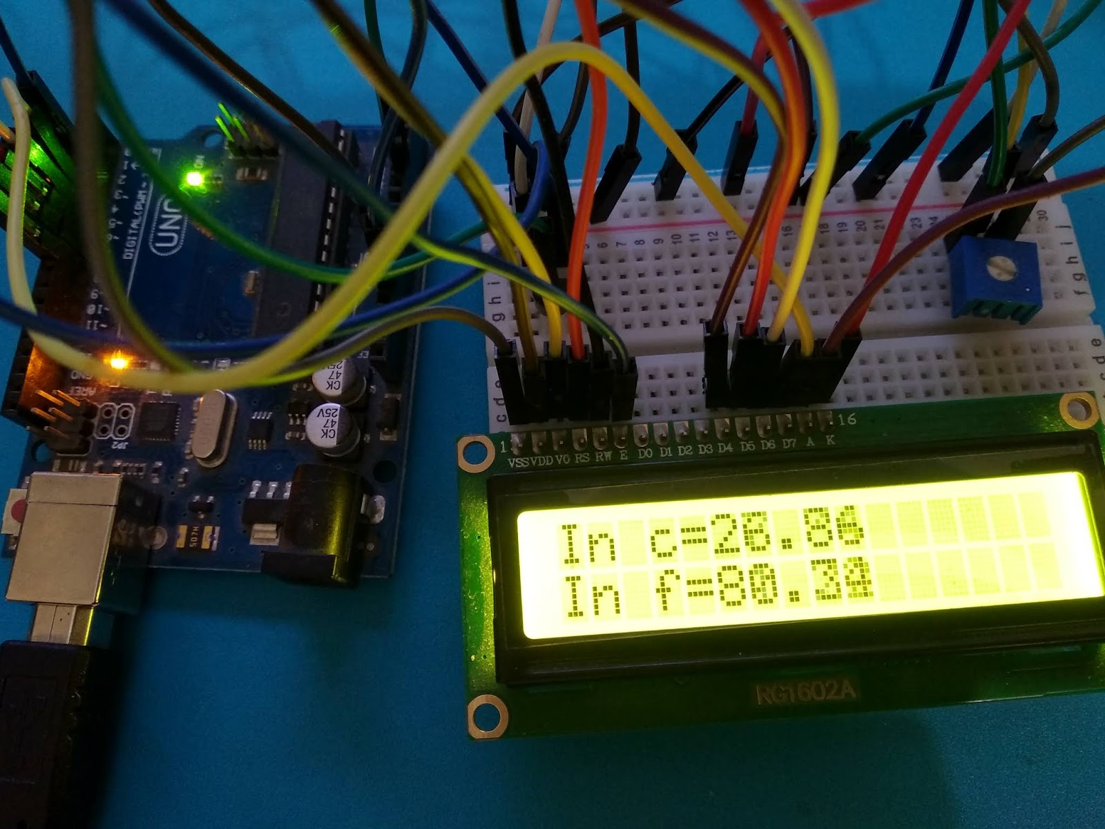 How to use temperature sensor with Arduino Uno