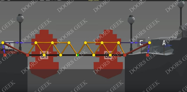 Poly Bridge Level 5-2 Edge Hugger ~ Doors Geek