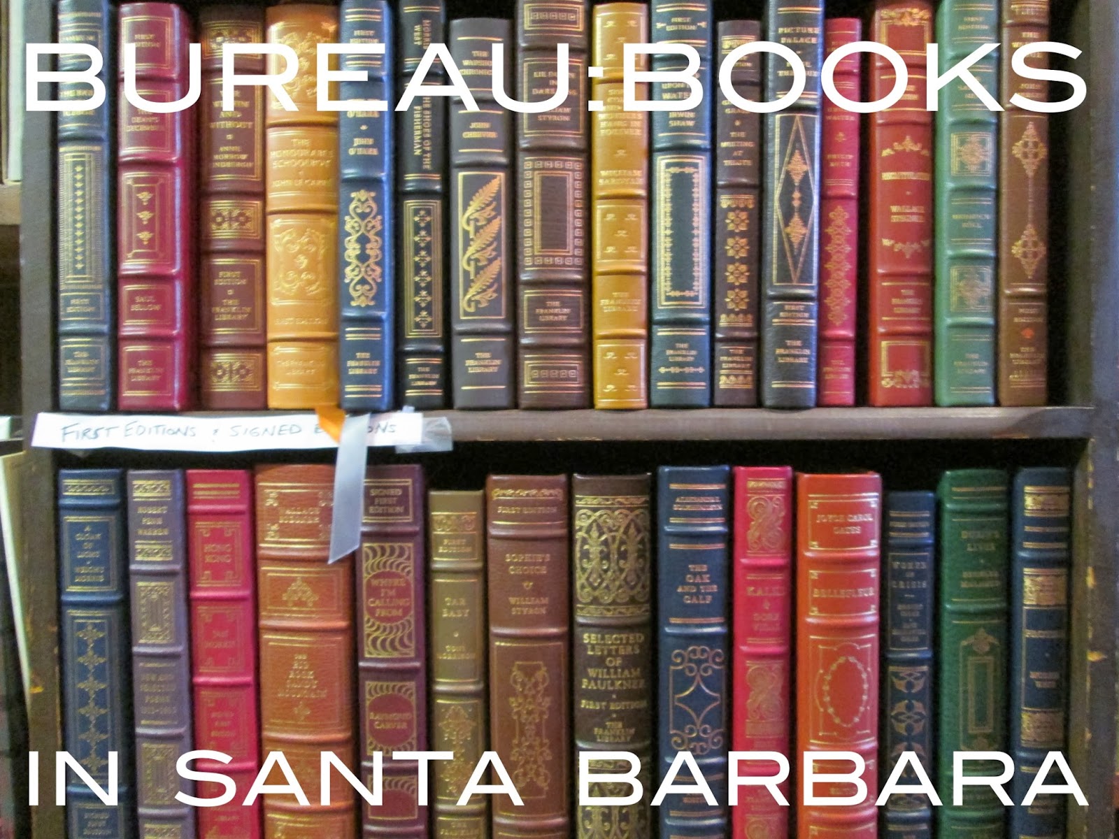 BUREAU of ARTS and CULTURE Santa Barbara: BOOKS . LITERATURE . PUBLICATIONS