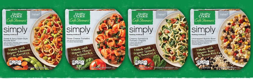 Healthy Choice Cafe Steamers Expand with Four New Meals with Organic ...