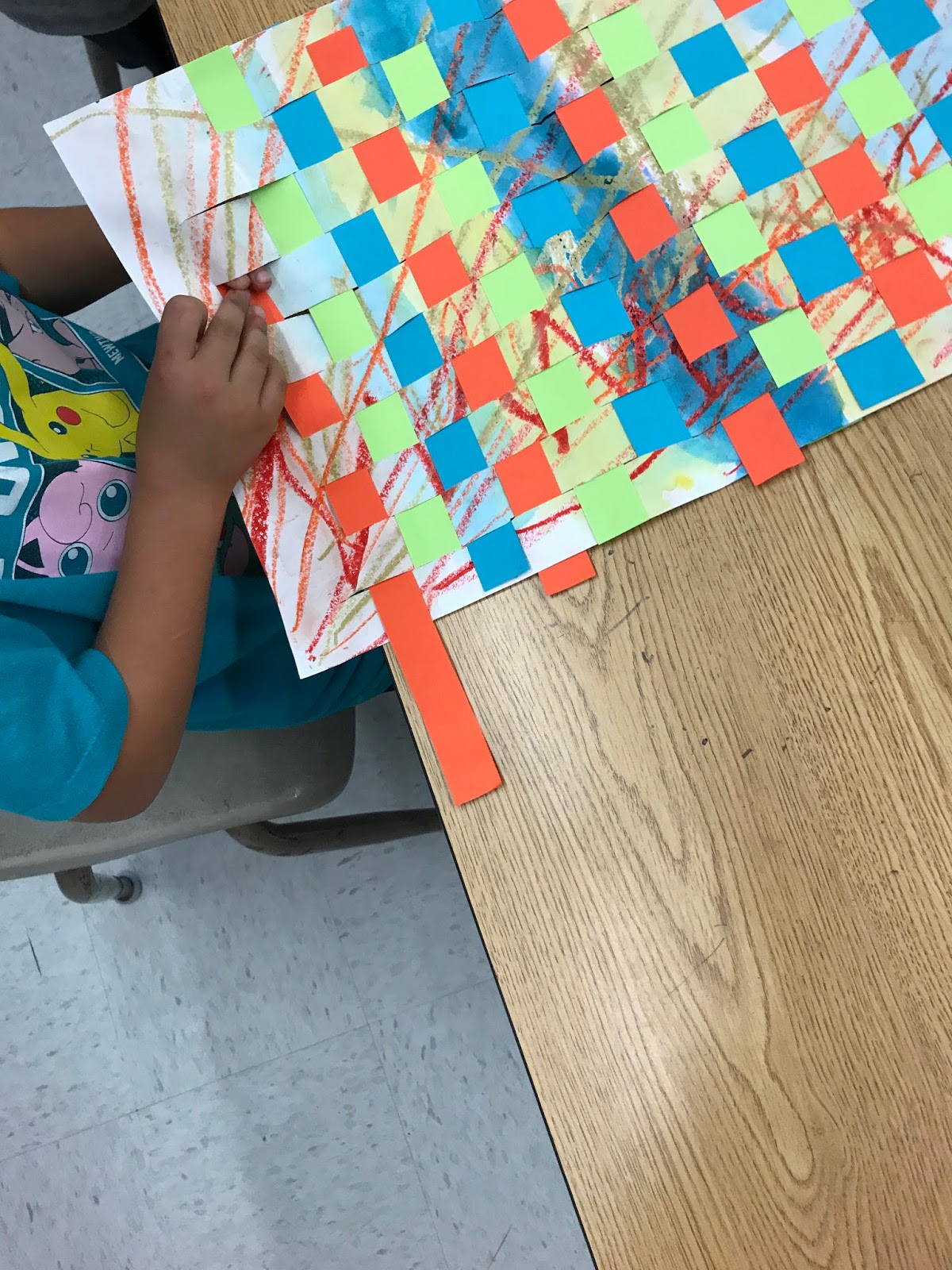 Harrington Art Class, Chelmsford: First Grade Line Exploration