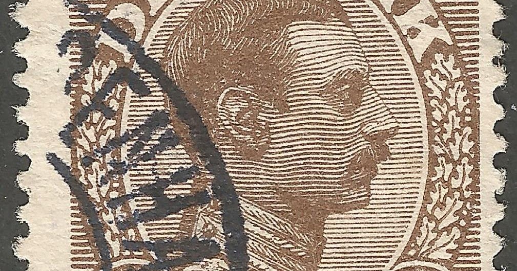 Stamps: Stamp Denmark (1913) King Christian X 25 ore