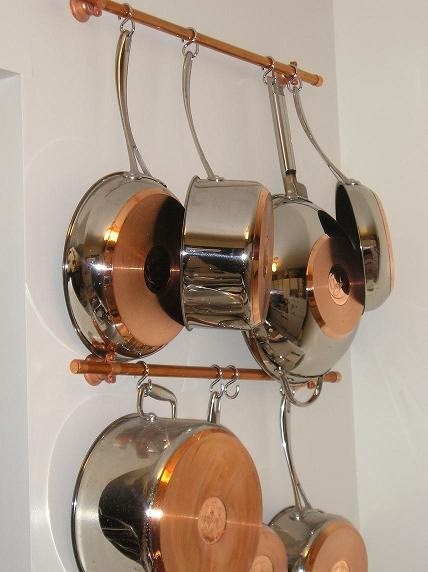 Alejandra Creatini: DIY Copper Pot Rack Ideas