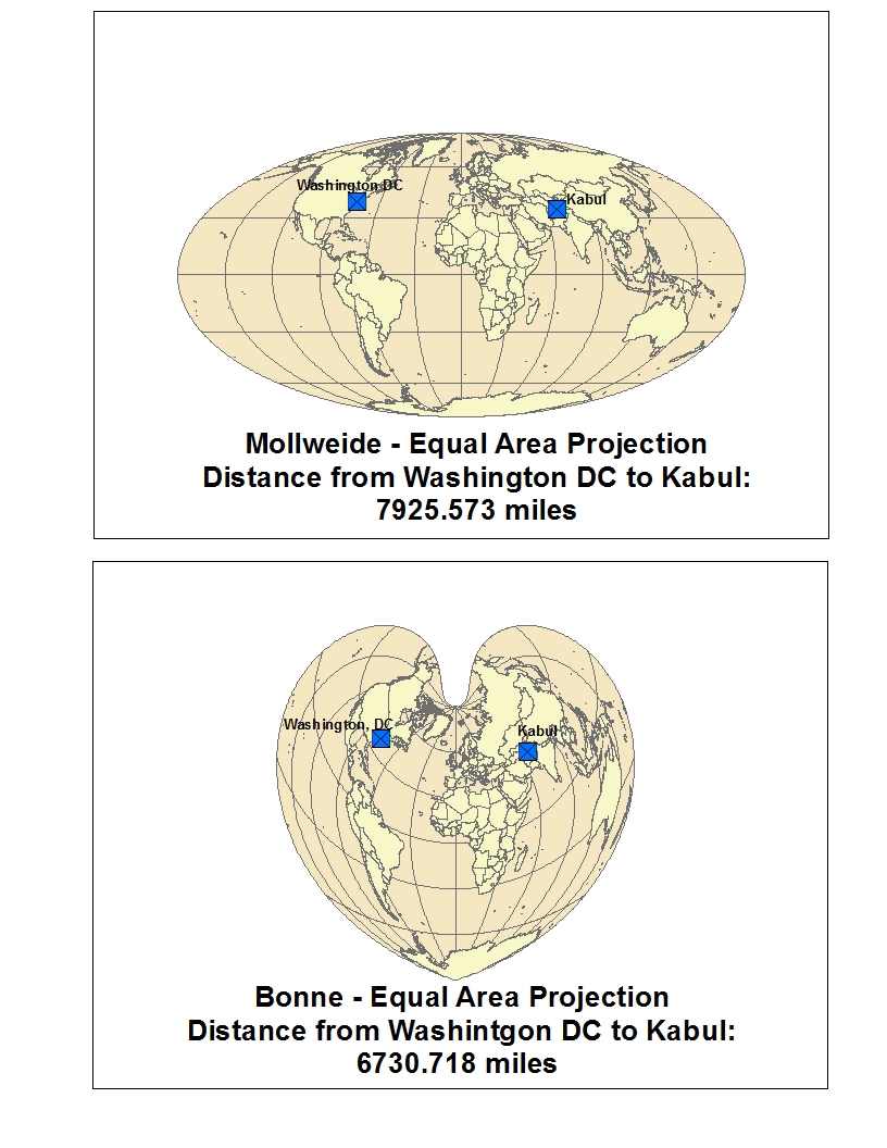 Geog 7 Lab: Lab Week 6 - Map Projections